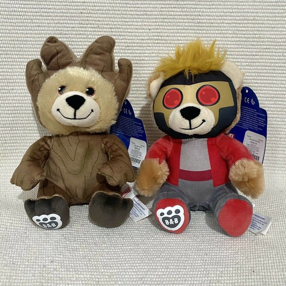 Build-A-Bear | Toys | Build A Bear Groot And Starlord Marvel Mini ...